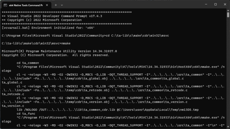 WindowsのPythonにTA-Libをインストールする方法